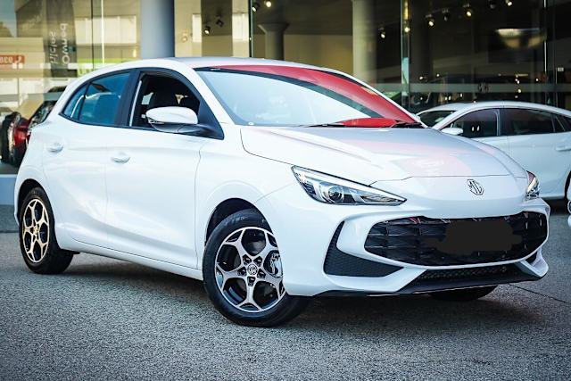 2024 MG MG3 ZP22 MY25 Excite Dover White 3 Speed Automatic Hatchback ...