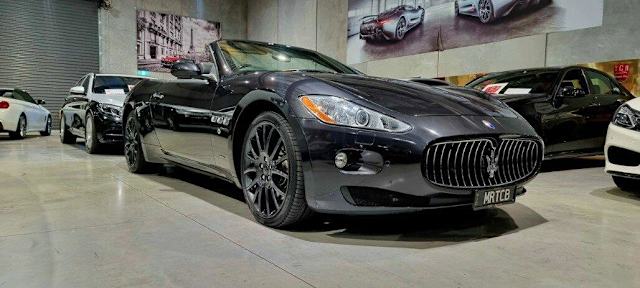 2012 Maserati GranCabrio M145 Black 6 Speed Sports Automatic Cabriolet ...