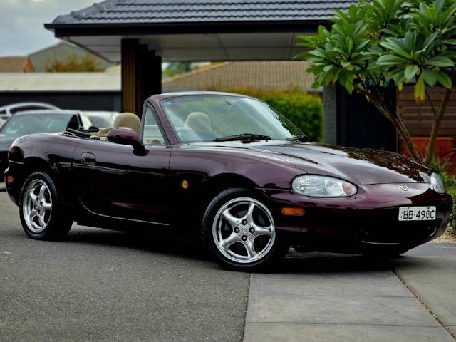 2000 Mazda MX-5 NB30P1 Purple 5 Speed Manual Softtop | Cars, Vans ...