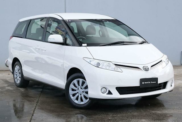 2017 Toyota Tarago ACR50R GLi White 7 Speed Constant Variable Wagon ...
