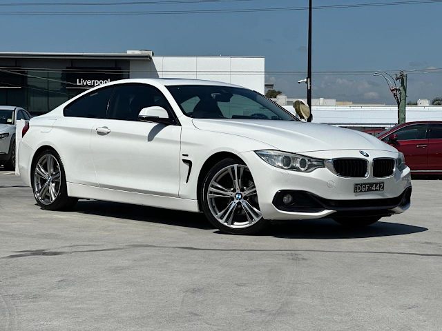 2014 BMW 4 Series F32 420i Sport Line White 8 Speed Sports Automatic ...