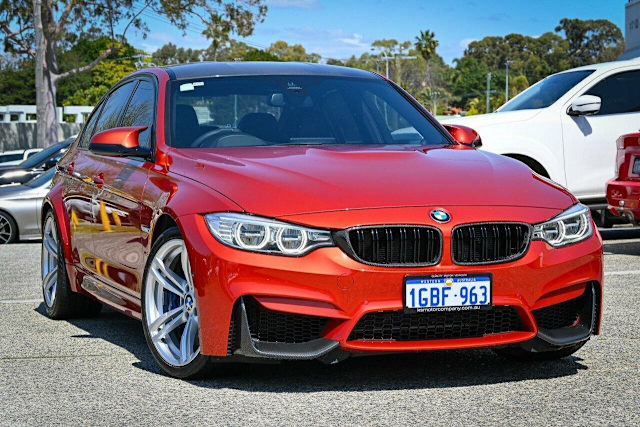 2015 BMW M3 F80 M-DCT Orange 7 Speed Sports Automatic Dual Clutch Sedan ...