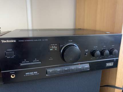 Technics Amplifier Tower Rack Audio Stereo Stock Photo 1477105997 ...