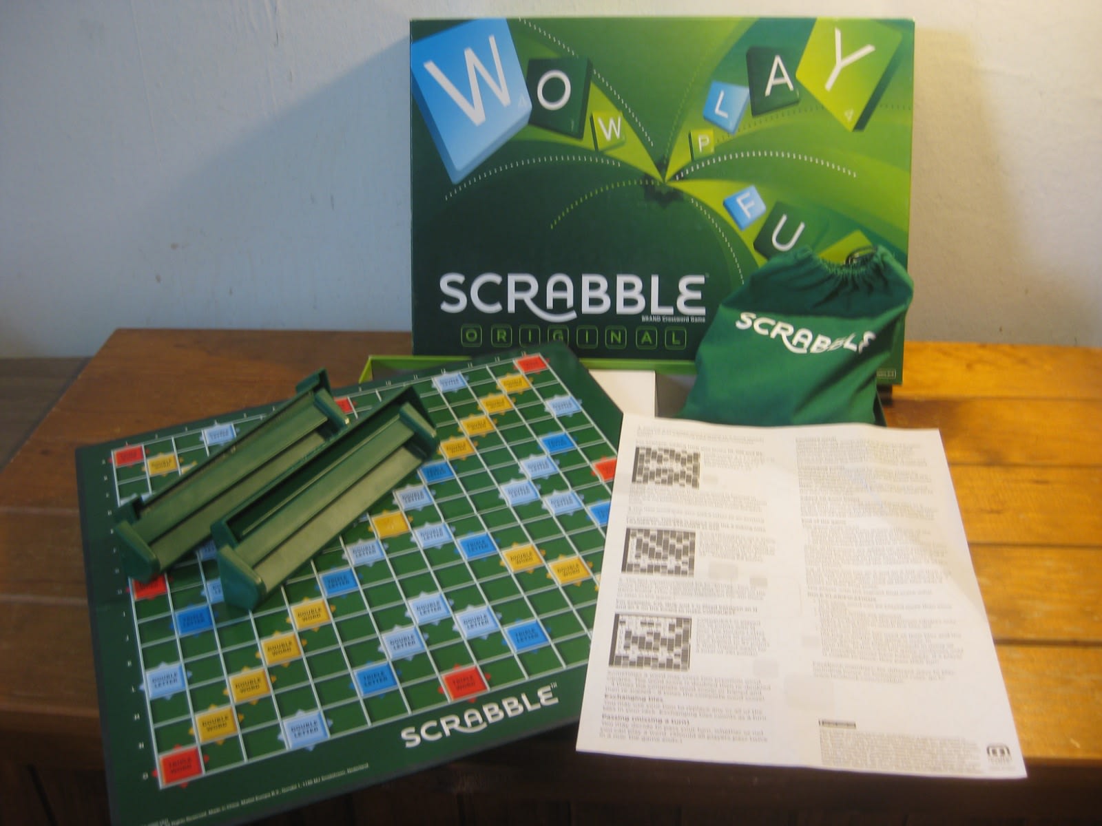 Scrabble Original Edition (Complete With Instructions/Near New) Mattel ...