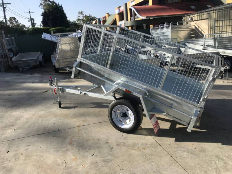 7x4 GALVANISED TRAILER, 2Ft Cage | Trailers | Gumtree Australia Gold ...