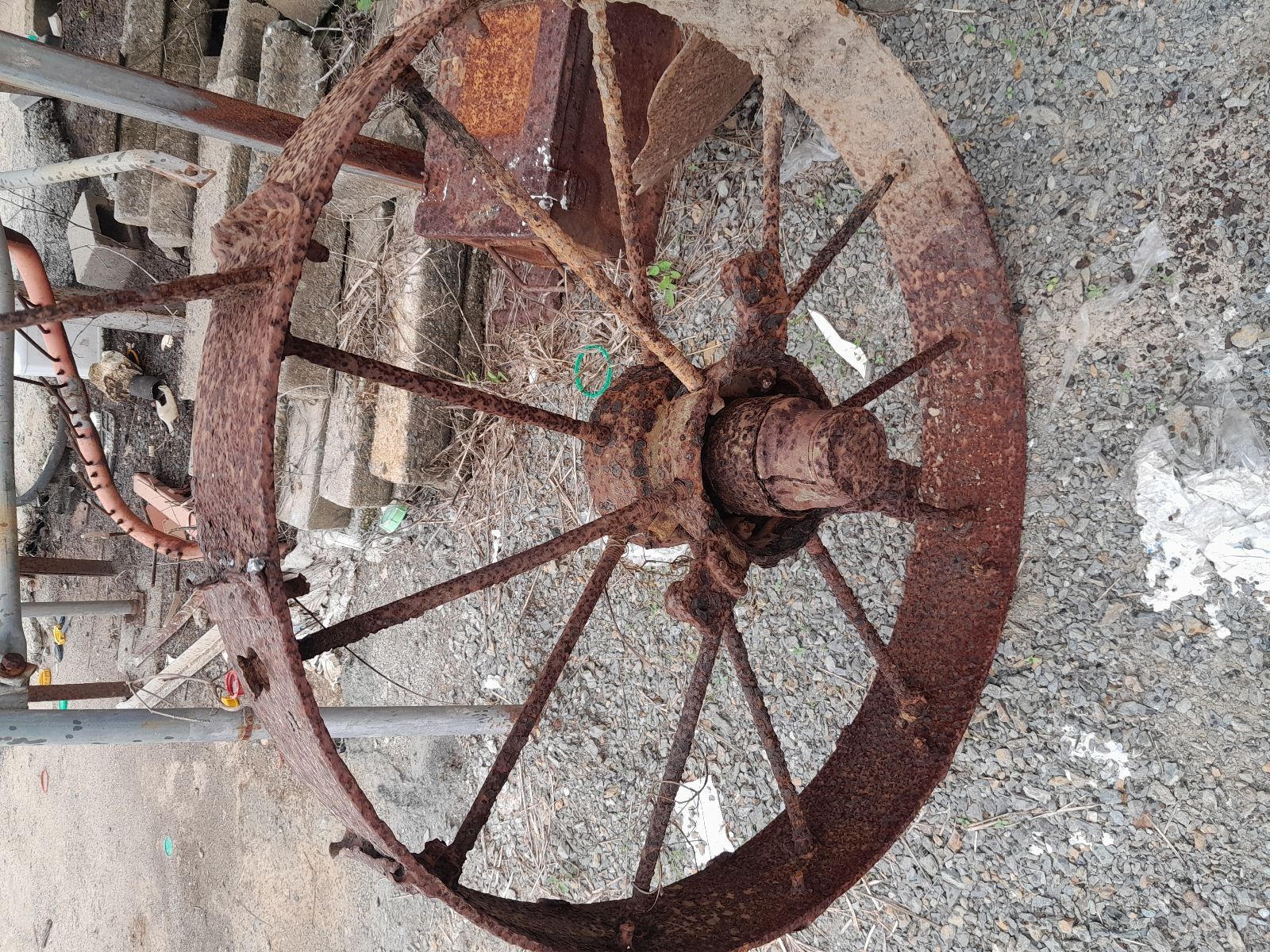 antique farm implement wheels - Other Garden in Gordonvale QLD ...