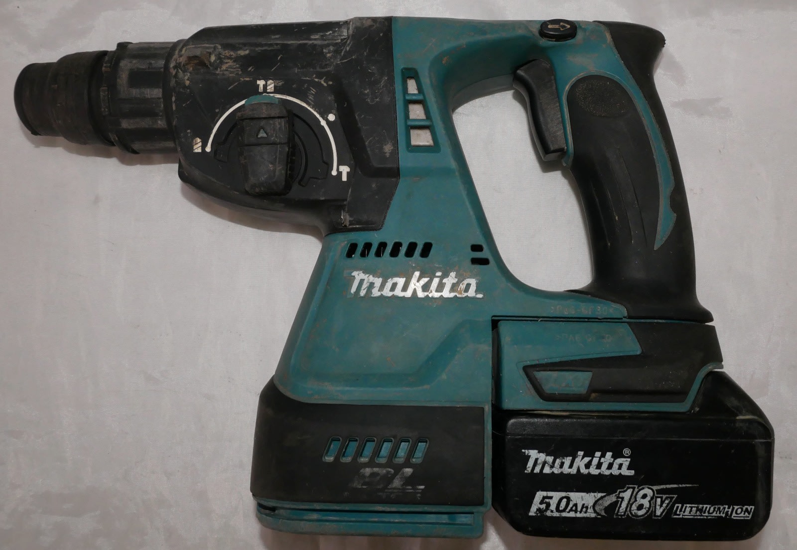 Makita DHR242 18V Cordless Brushless Rotary Hammer Drill +5Ah Battery ...