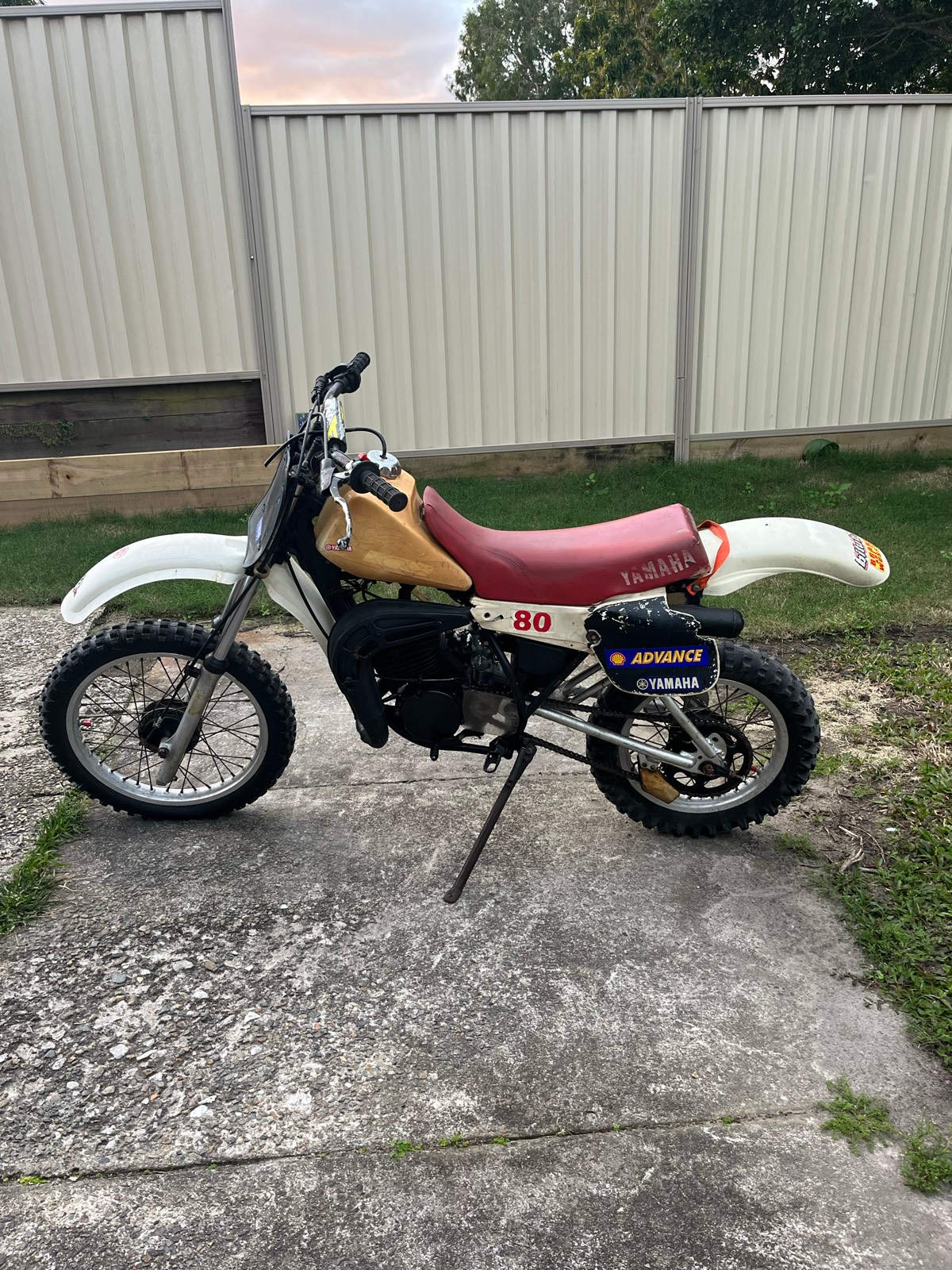 YAMAHA YZ 80 1981 model H or J