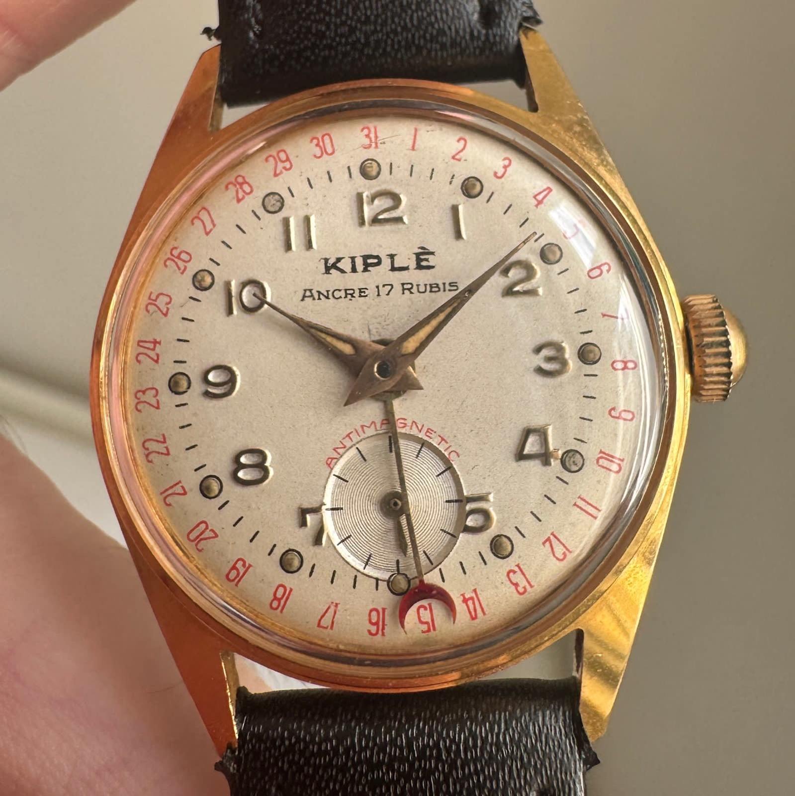 Kiple Manual Wind Gold Plated Mens French Watch - Watches in Hillsdale ...