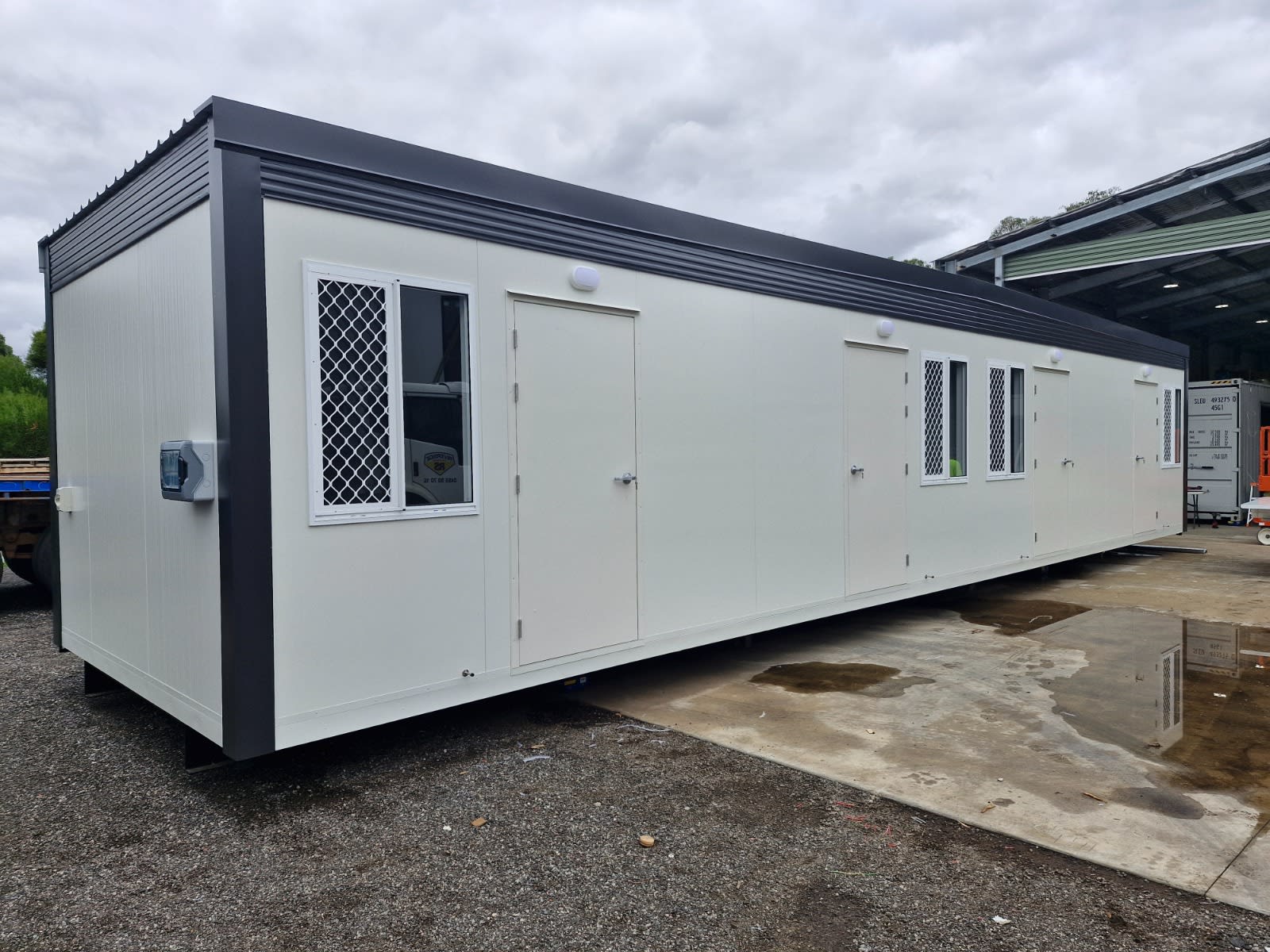 Portable 4 Roomed Accommodation Block 14.5m x 3.5m