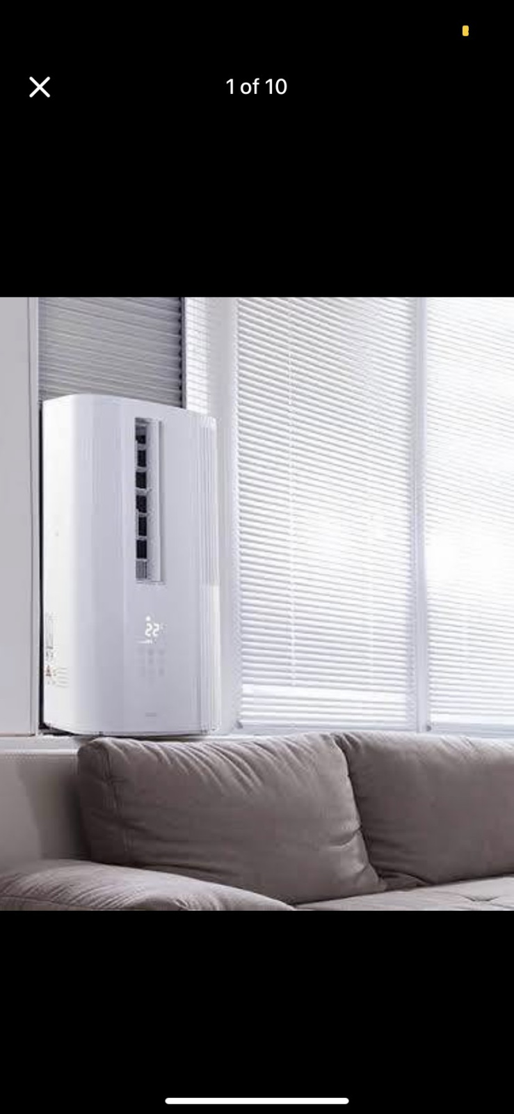 Vertical window air conditioner reverse cycle Brand NEW in box 2.6kw ...