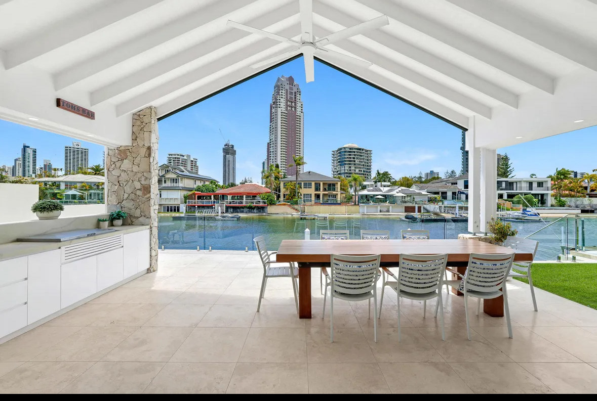 Outdoor chairs white with wood arm rests - Outdoor Dining Furniture in ...