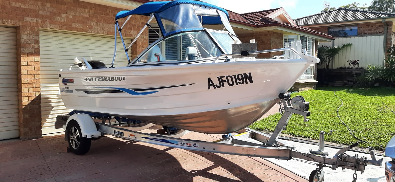 Quintrex 450 Fishabout | Motorboats & Powerboats | Gumtree Australia ...