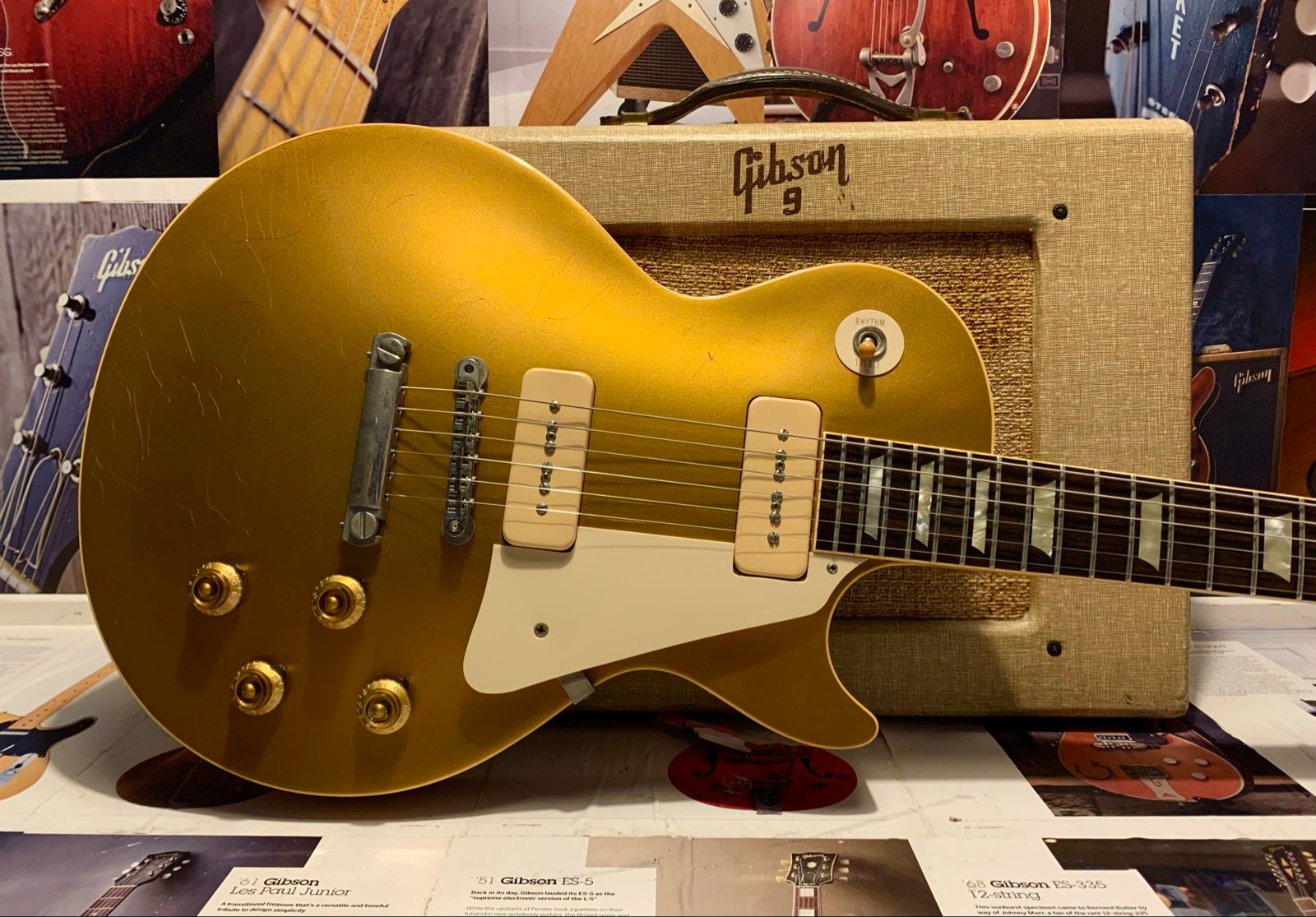 2008 Gibson R6 Les Paul Custom shop VOS Goldtop - Guitars & Amps in Box ...