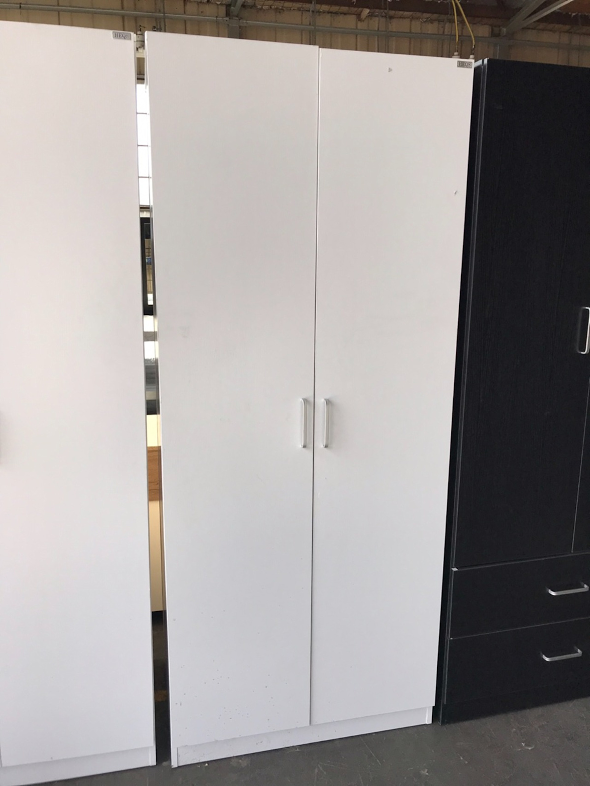 Spacious 2-Door Pantry Cabinet w/ 5 Shelves White - Cabinets in Fitzroy ...