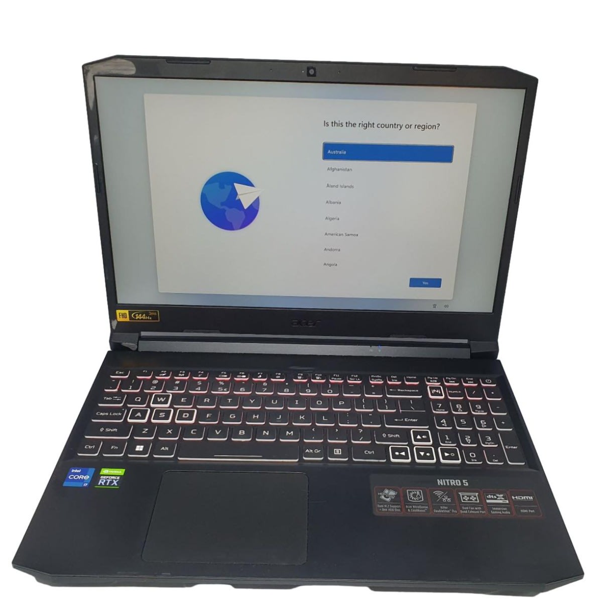 Acer Aspire Nitro 5 - i7 Gaming Laptop Black - 023100493214 - Laptops ...