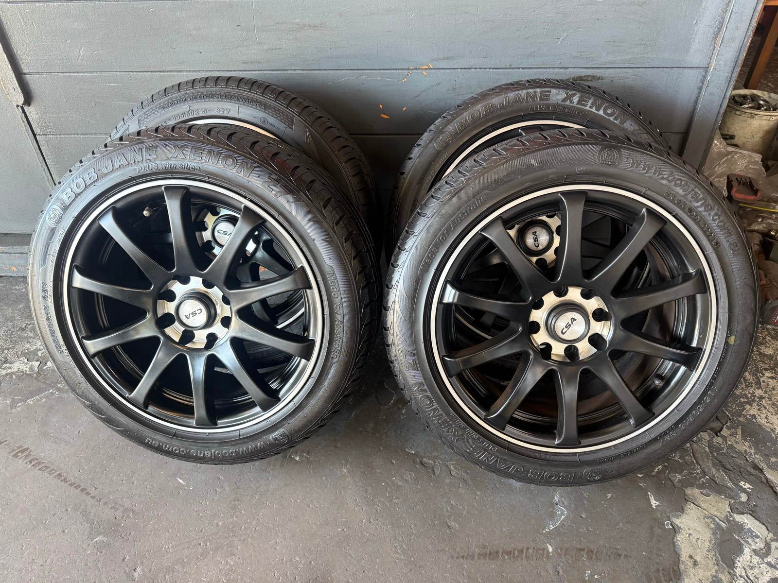 🔥🔥🔥195/50R15 4X100 & 4X108 15X6.5 ET40 Genuine CSA ford fiest | Wheels ...
