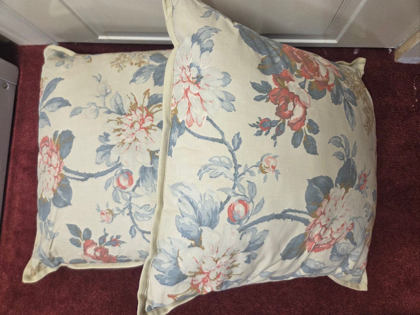 2 genuine Ralph Lauren Floral Cushions - Manchester & Textiles in ACT ...