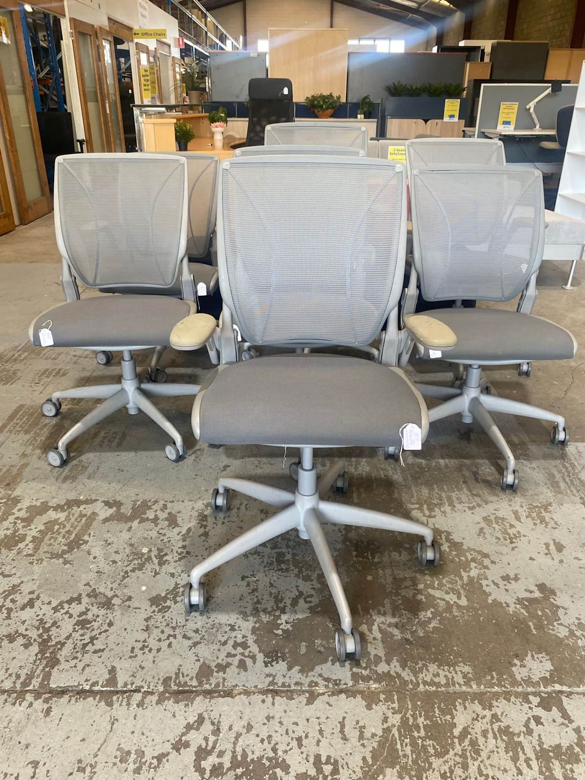 Humanscale Liberty Mesh Back Chair With Armrest - Office Furniture ...