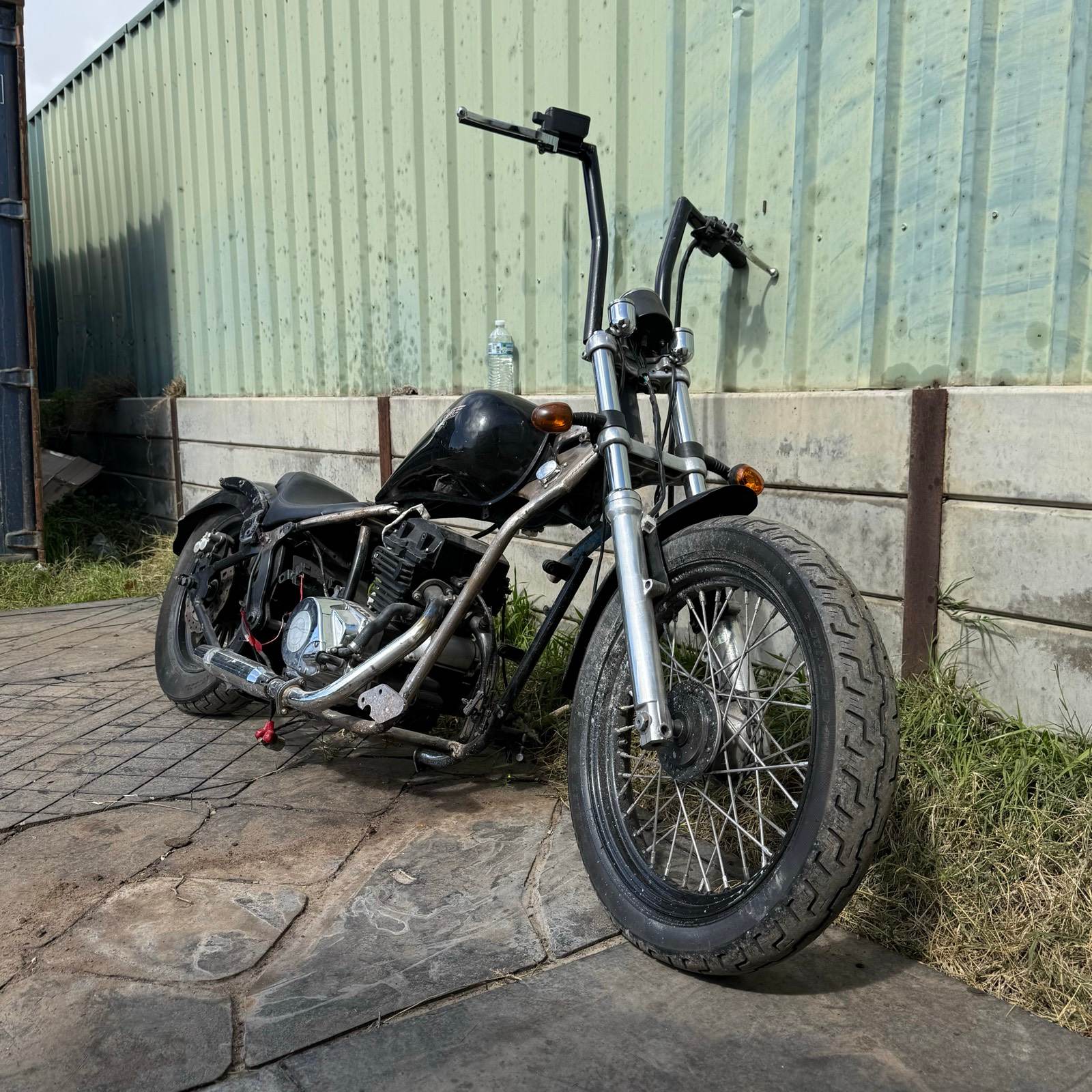 $1500 Hunter Motorcycle Bobber Project – Custom Chopper Frame, Engine ...