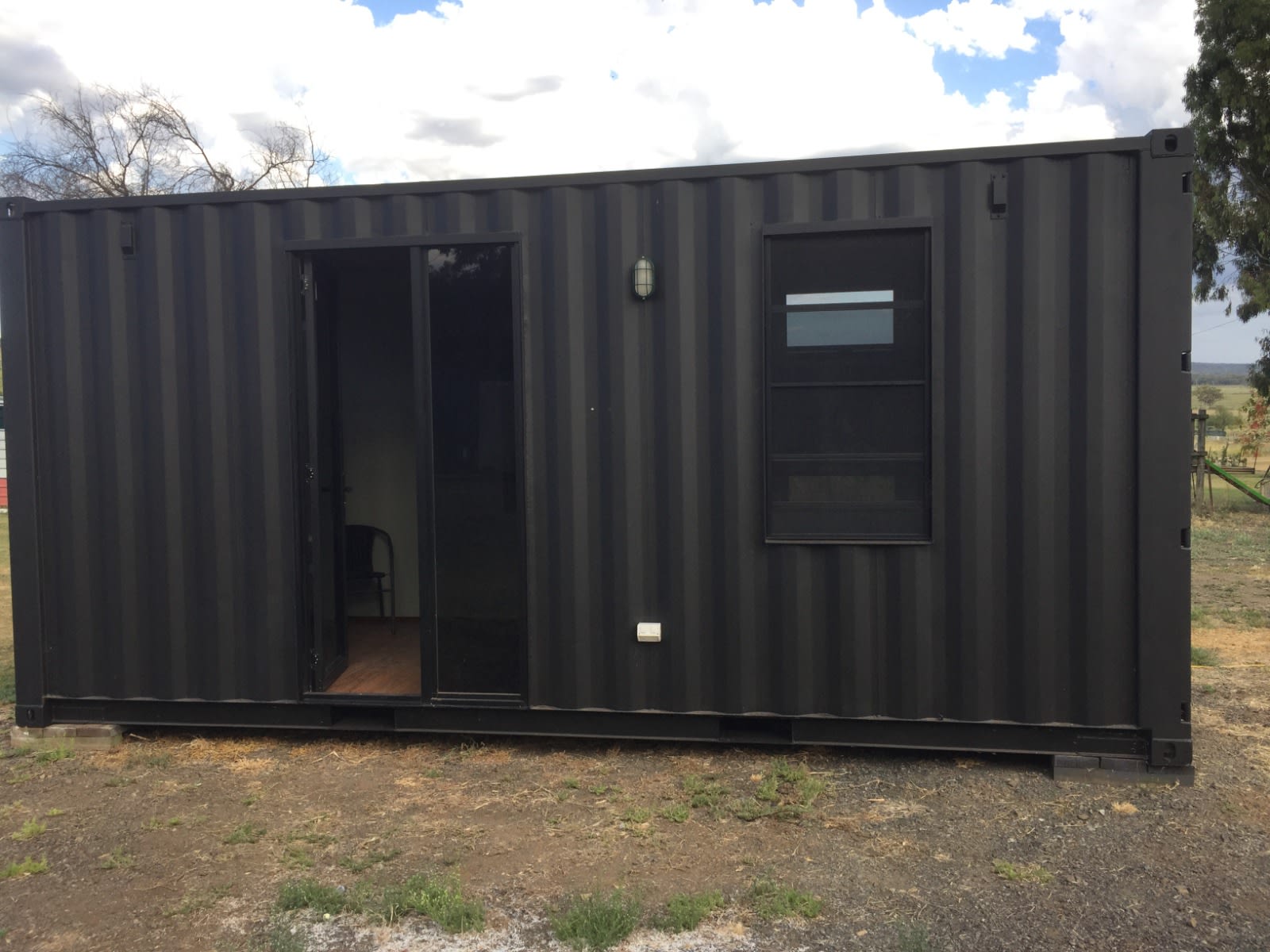 shipping container cabin tiny home donga house sleepout granny flat