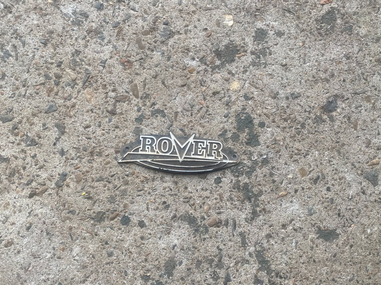 Vintage collectable Rover or Masport Mower Logo Emblem Badge lawnmower ...