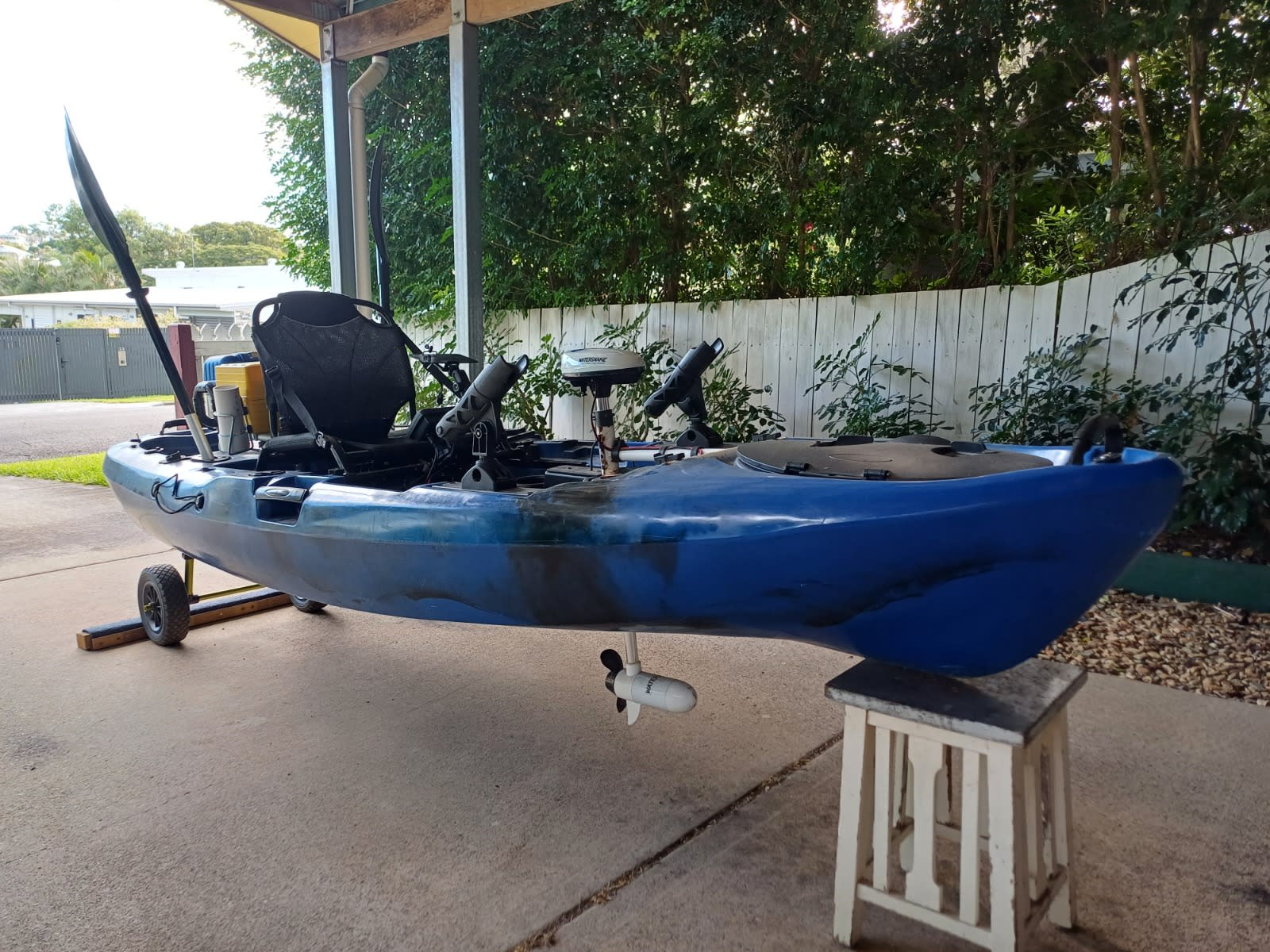 Complete fishing Kayak setup | Kayaks & Paddle | Gumtree Australia ...