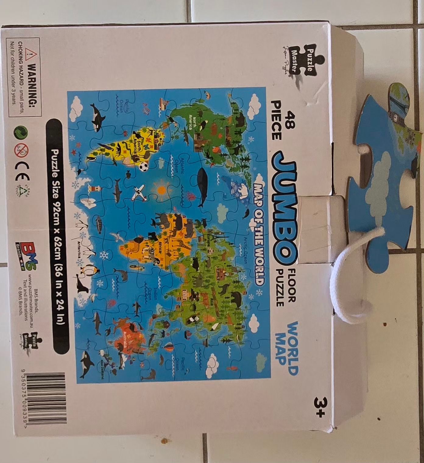 jumbo floor world map puzzles for kids - Toys - Indoor in Hammond Park ...