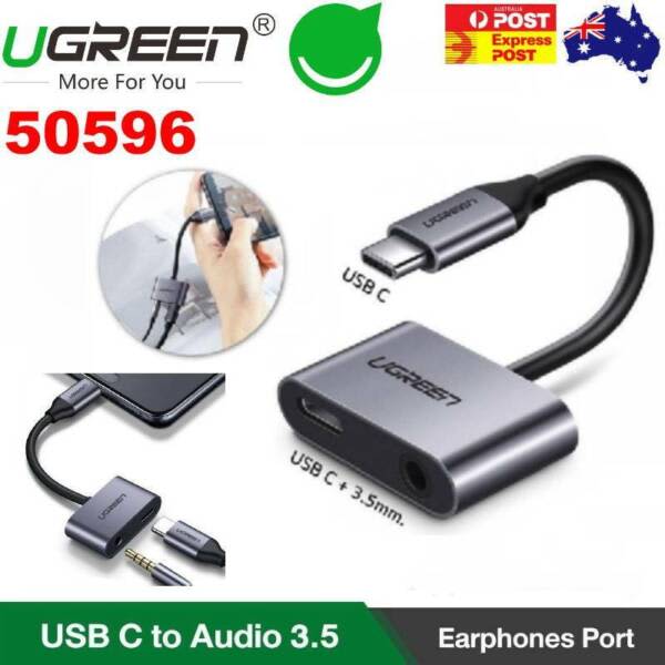 NEW 50596 Ugreen Type C To 3.5mm Audio Type C Female Adapter - Headphones & Earphones in Auburn ...