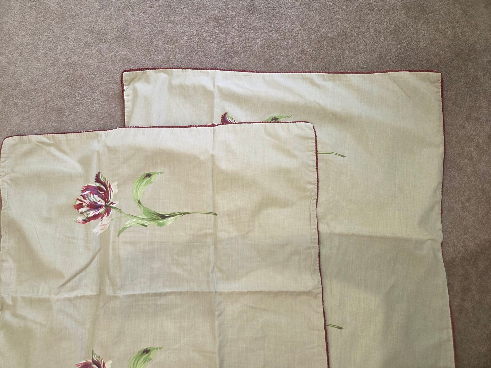 Laura Ashley Gosford Euro Cushion Covers x2 - Manchester & Textiles in ...