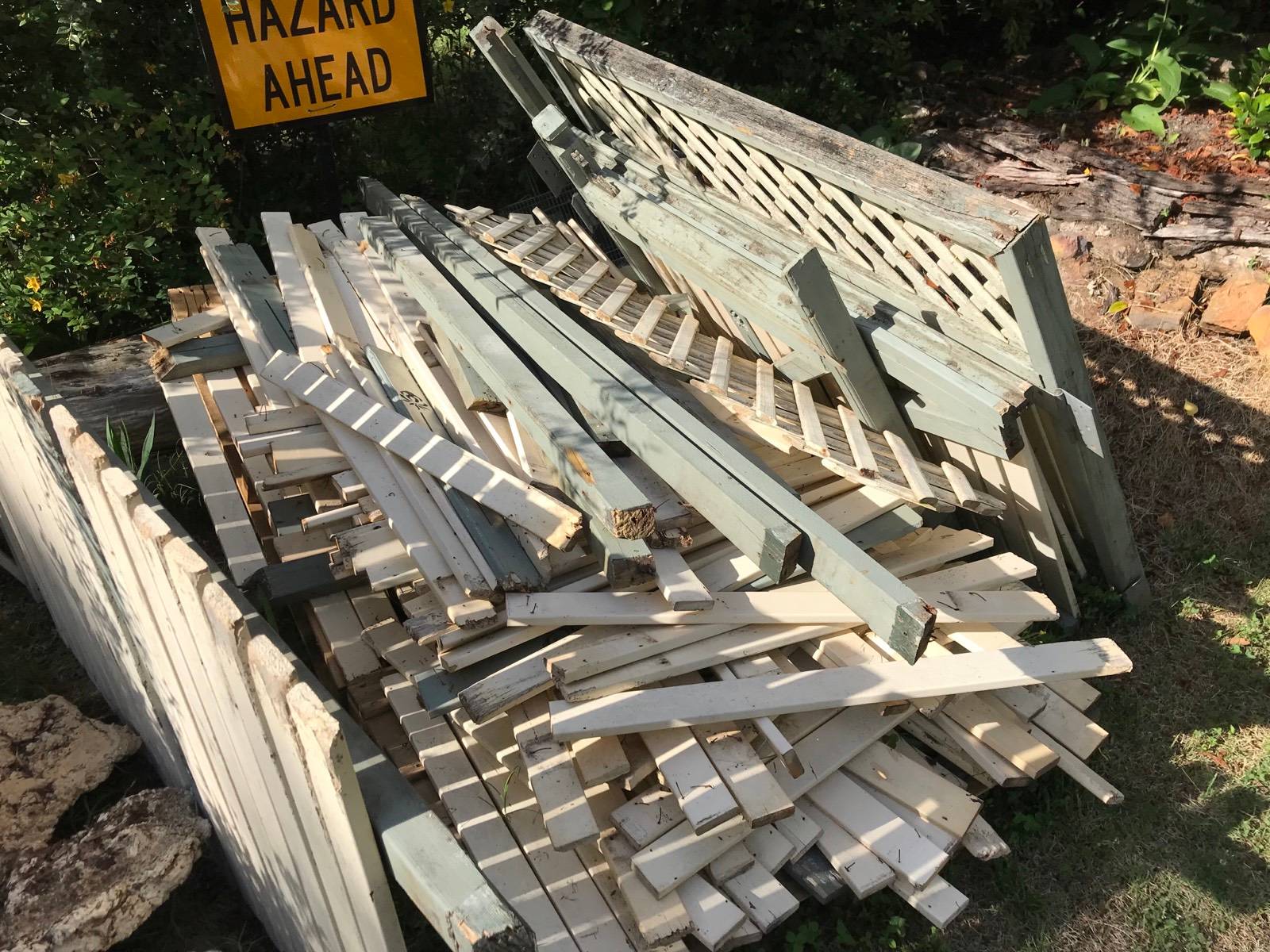 PICKET FENCE • Hardwood pickets, pine rails. | Fencing & Gates ...