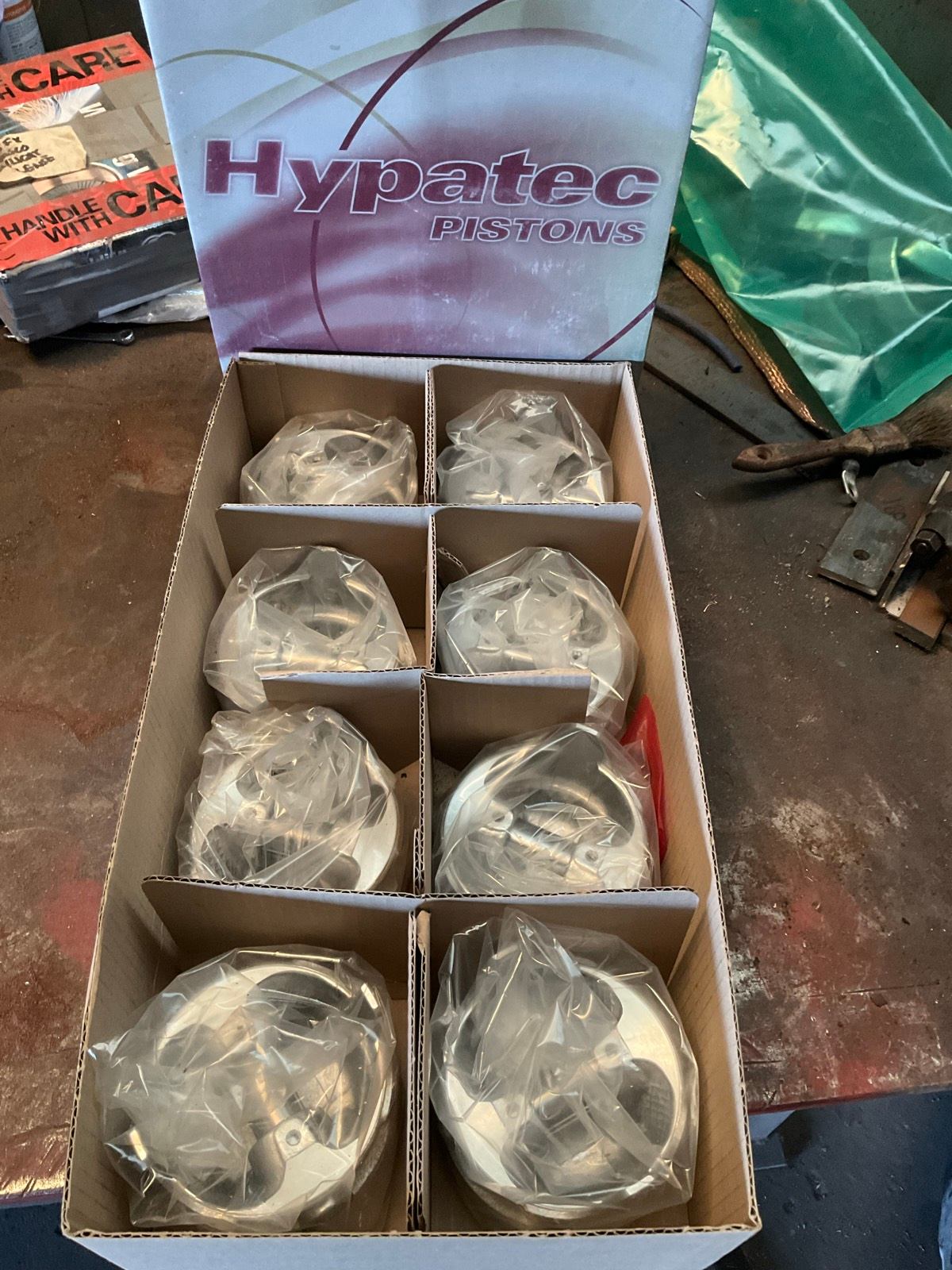 Ford Clevo 351 , 302 V8 ,HYPATEC Piston and Ring Set .020 FREE POSTAGE ...