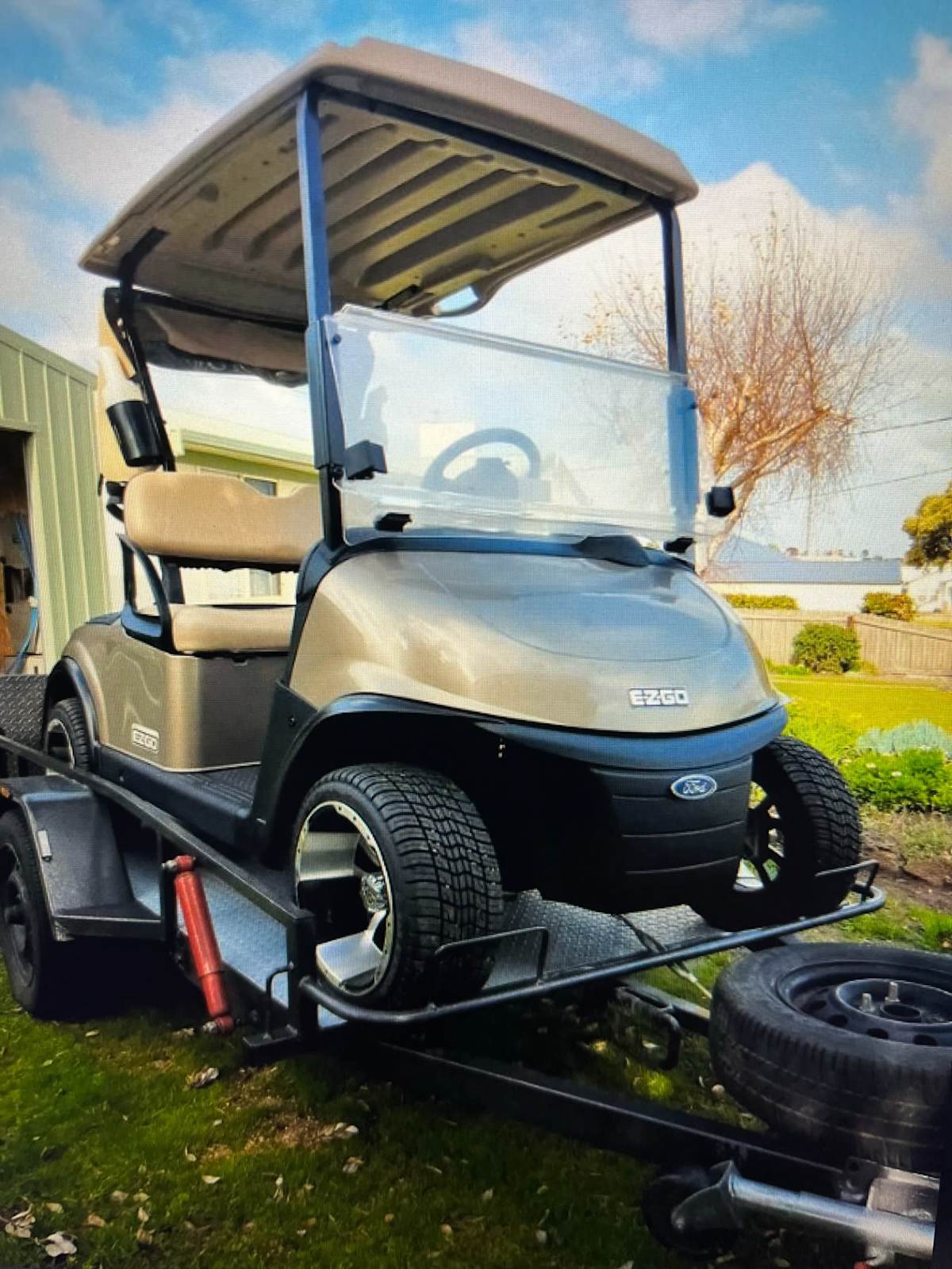 EZGO ELECTRIC GOLF CART and MAJOR TILT TRAILER - Golf in Ballarat North ...