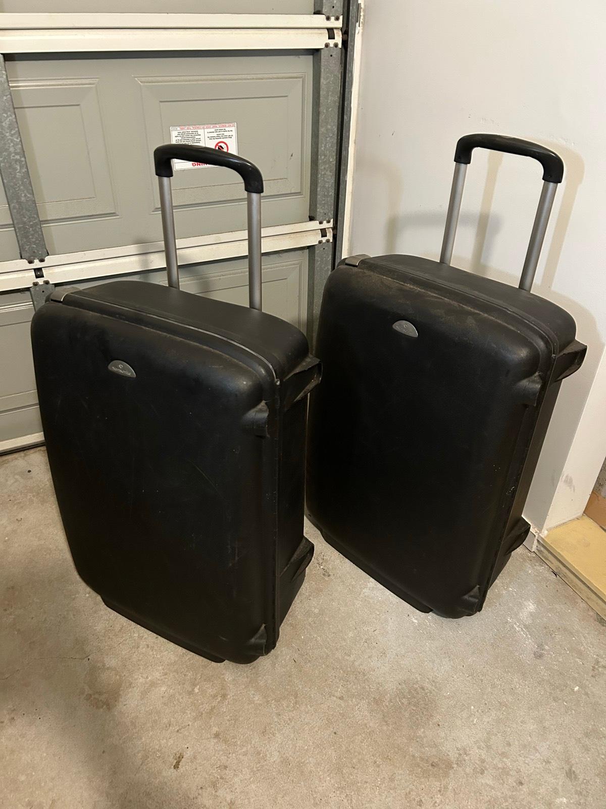 2 large Saminite hard black suit cases - Bags in Kings Langley NSW ...