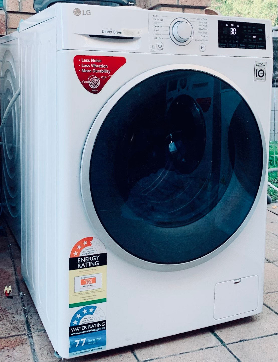 MODERN 9KG LG DIRECT DRIVE WASHING MACHINE FREE DELIVERY - Washing ...