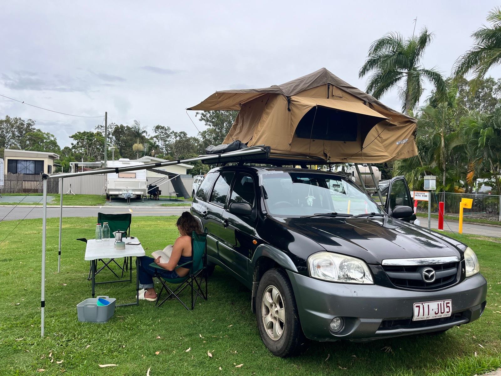 Mazda Tribute with Rooftop Tent & Camping Gear | Cars, Vans & Utes ...