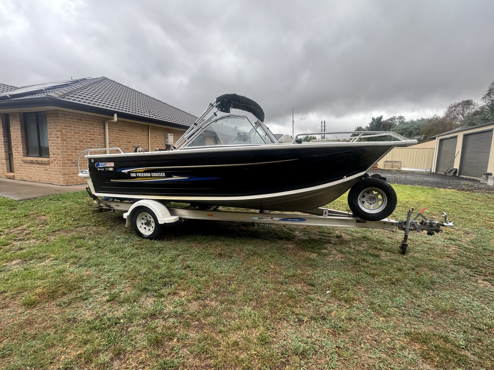 2007 Quintrex 560 freedom cruiser ,135 mercruiser | Motorboats ...