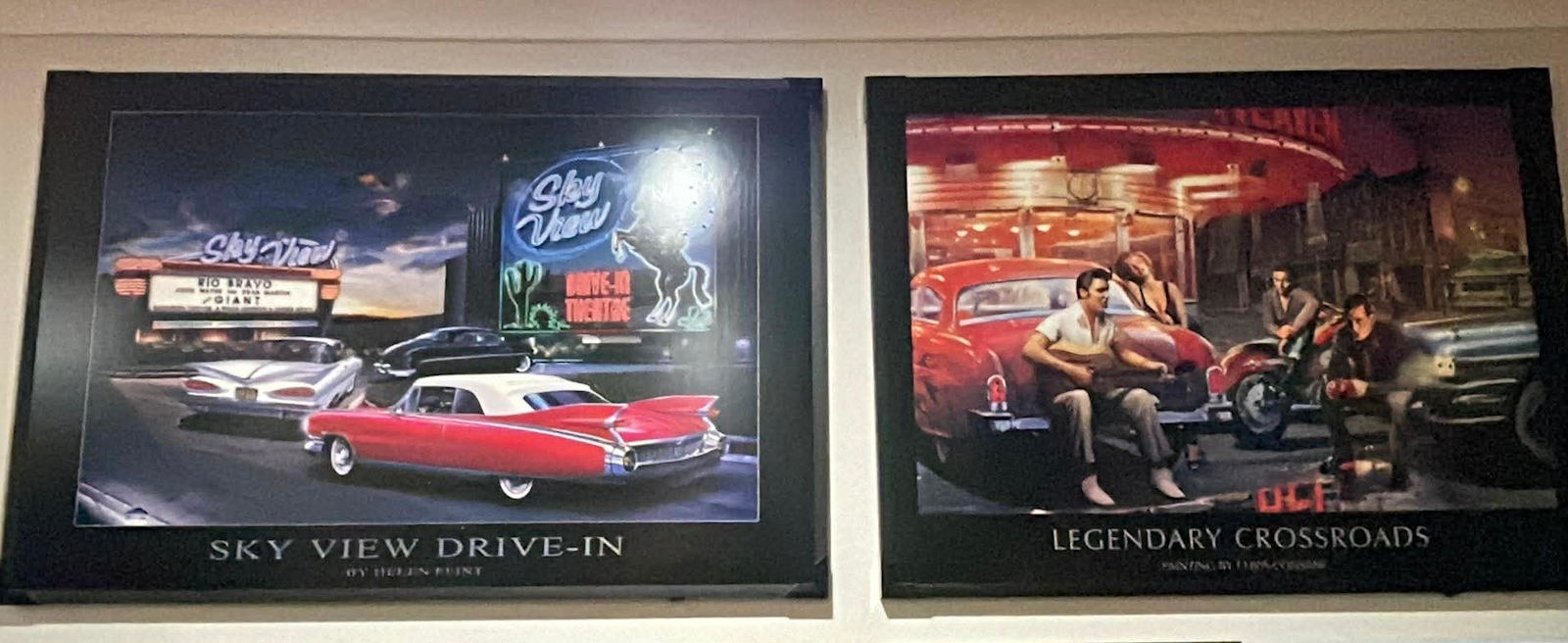 2x LED cars & Rockabilly Light Up Frames - Miscellaneous Goods in ...