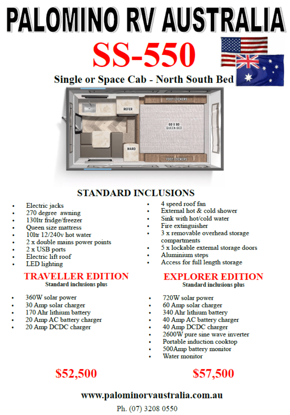 Palomino SS-550 All Electric Slide on Camper AVAILABLE IN STOCK NOW! | Campervans & Motorhomes ...