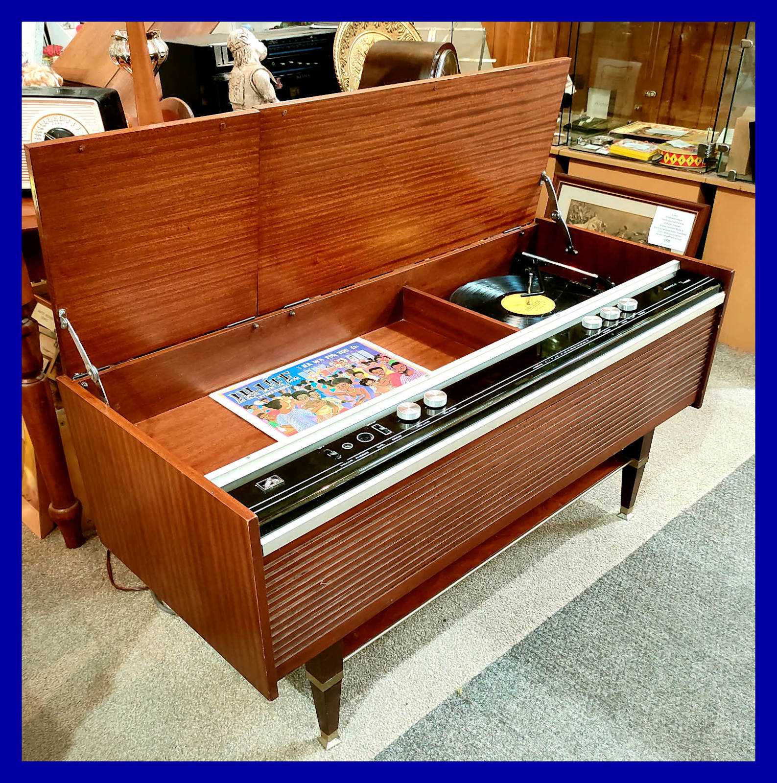 Stunning MCM - HMV Stereogram Record Player Turntable with BLUETOOTH ...