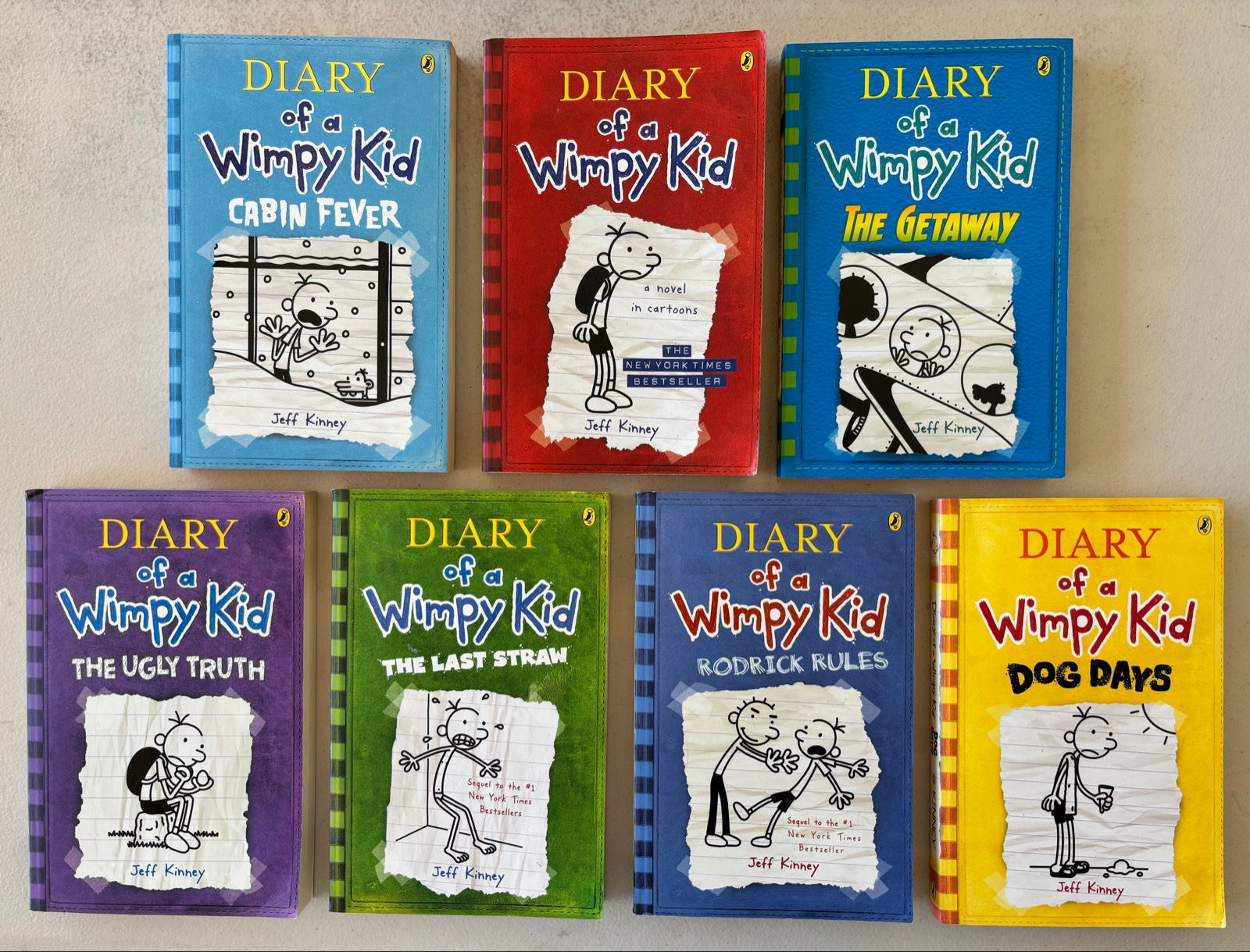 Diary of a Wimpy Kid - 7 book bundle - Great Condition - Children's ...