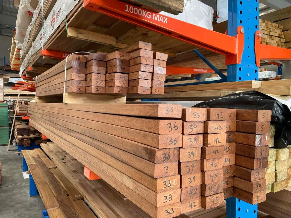 90x42mm Merbau F27 Solid KD DAR. Available in all sizes. - Building ...