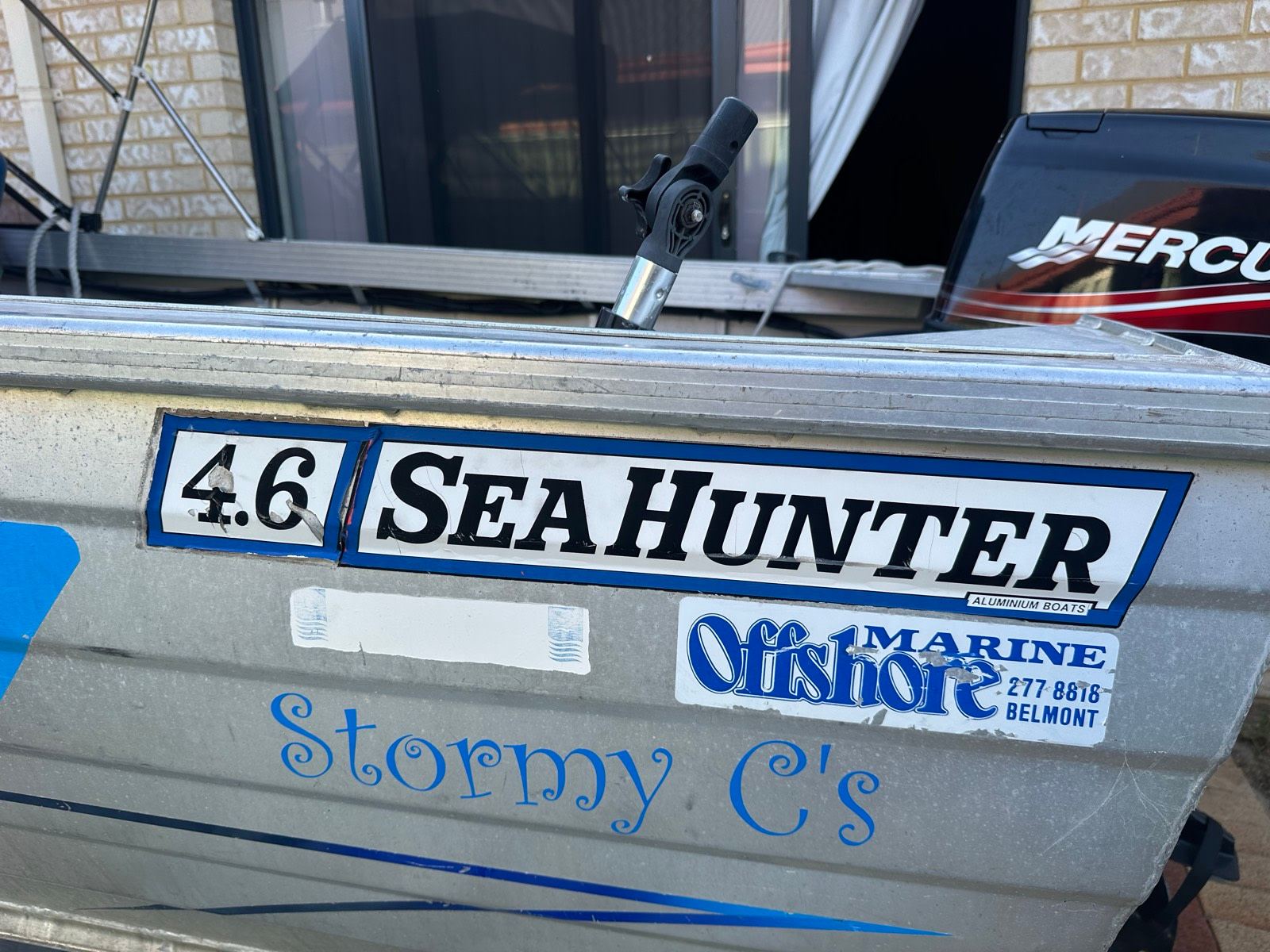 Sea Hunter 4.5mtr with near new mercury 40hp