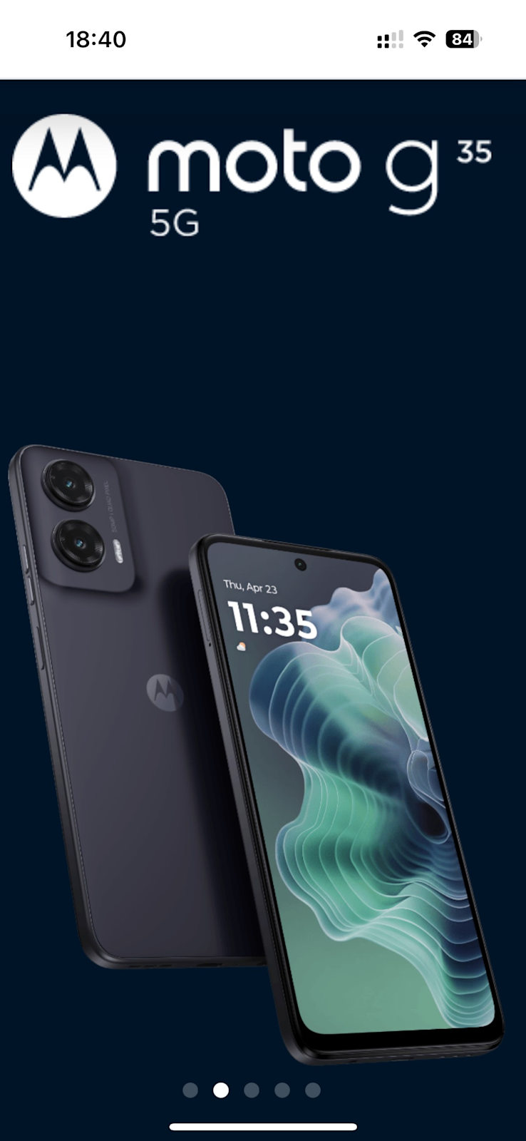 Motorola 5G Mobile Phone - MOTO G35 - Android Phones in Hoppers ...