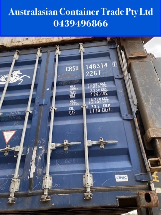 Adelaide 20ft Cargoworthy wind and water tight containers ...