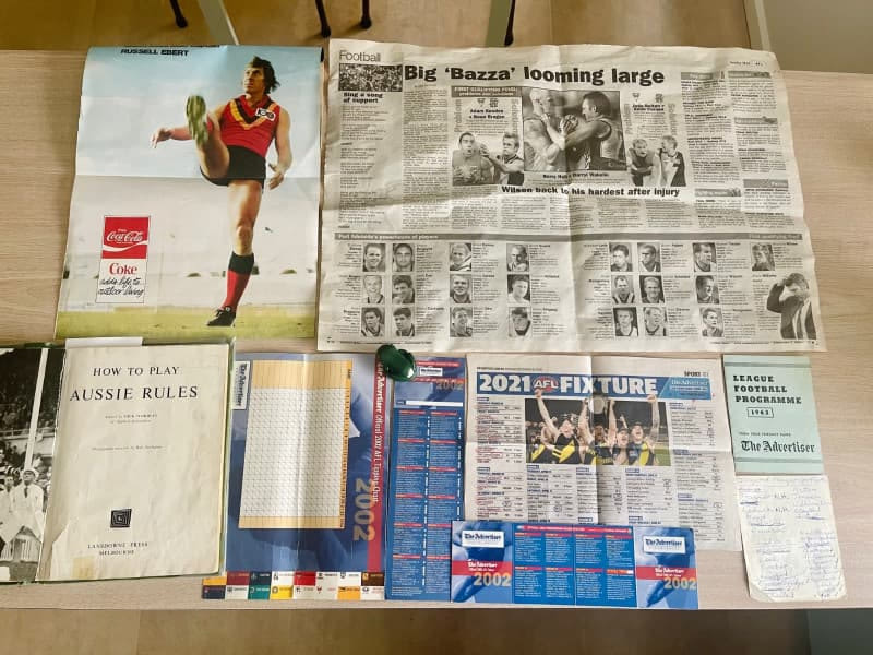 SportCollectables FOOTYBks/Cards/Posters BASKETBALL CRICKET HORSES F1 ...