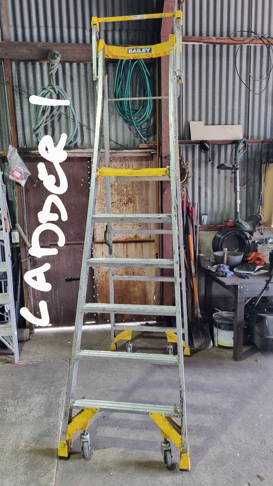 Bailey P170 Job Station 6 Step Platform Ladders x 4 - Ladders & Scaffolding in Launceston TAS ...