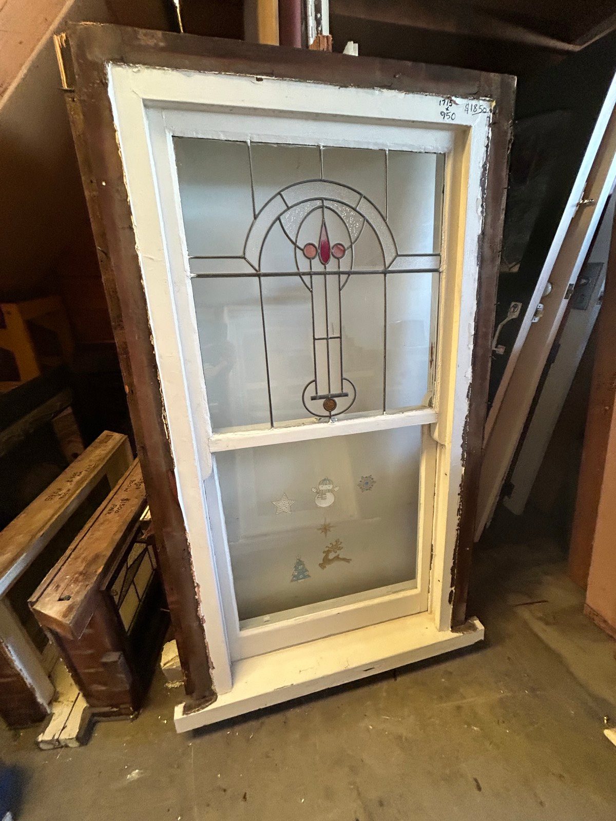 LEADLIGHT DOUBLE HUNG WINDOW - Building Materials in Dandenong VIC | Gumtree Australia