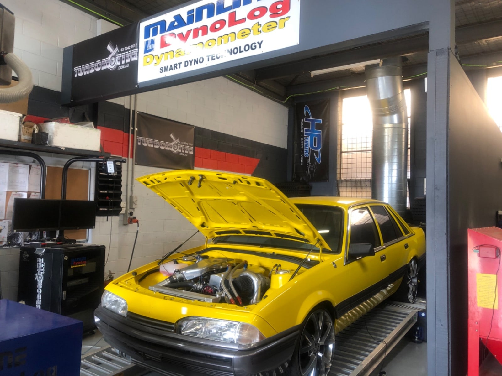 HOLDEN COMMODORE VL TURBO BT1 INTERCEPTOR CANARY YELLOW LW5 400rwkw ...
