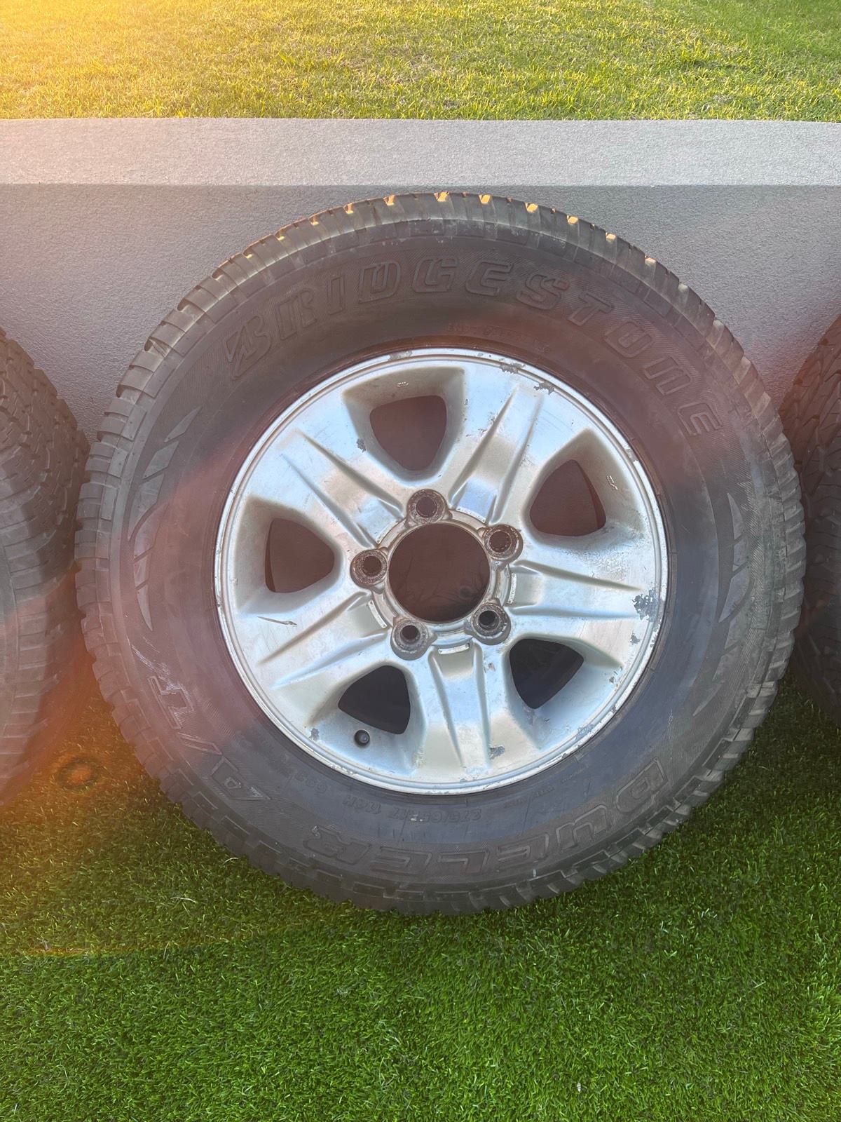 4x 275/65r17 tyres with wheels 5 stud 100 series Landcruiser | Wheels ...